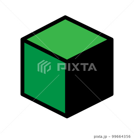 Edit X side line icon isolated on white...のイラスト素材 [99664356] - PIXTA