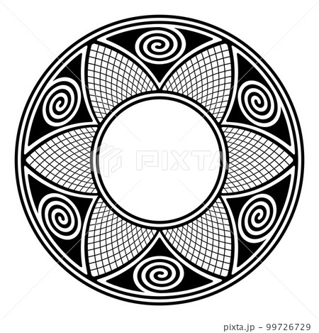 Native American Circle Border