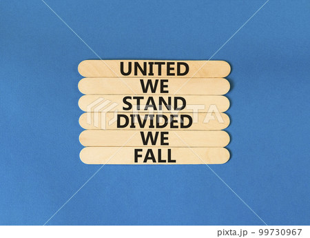 United We Stand Divided We Fall Wallpaper