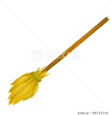 Broom. Element of witchのイラスト素材 [99731540] - PIXTA