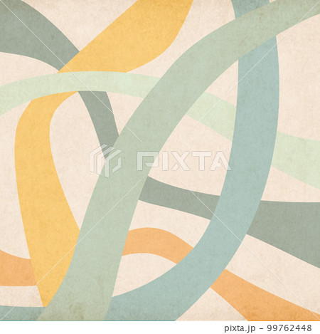 Square Retro poster background 1970 hippie...のイラスト素材 [99762448] - PIXTA