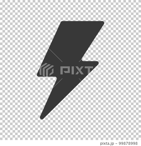 Cute form thunder mark icon - image of... - Stock Illustration ...