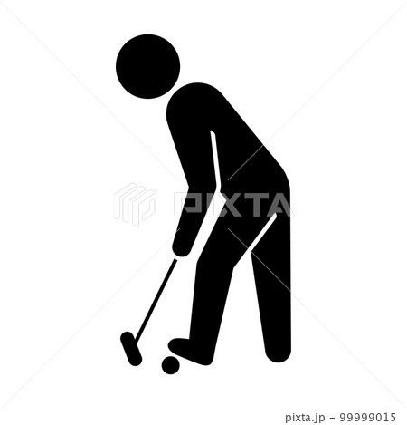 ゲートボール ピクトグラムのイラスト素材 [99999015] - PIXTA