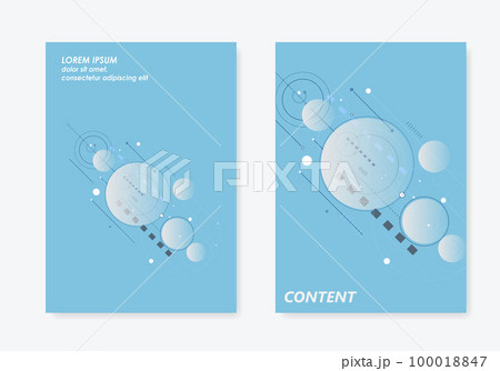 Abstract background with overlapping circles...のイラスト素材 [100018847] - PIXTA