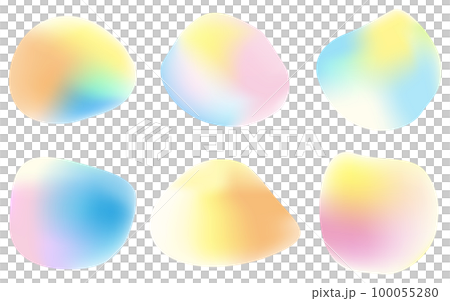 Light and shade gradation frame set of Yurukawa... - Stock Illustration ...