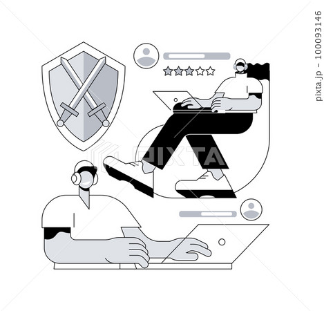 MMORPG abstract concept vector illustration....のイラスト素材 [100093146] - PIXTA