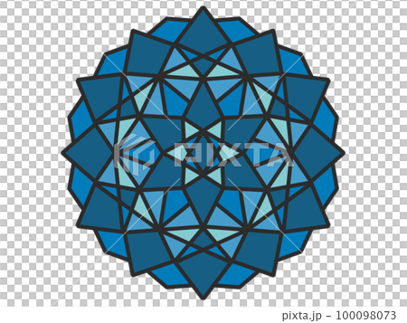 blue motif - Stock Illustration [100098073] - PIXTA