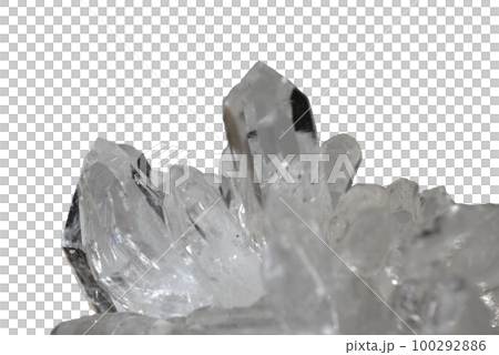 Crystal cluster cutout material - Stock Illustration [100292886] - PIXTA
