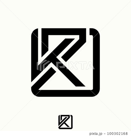 Simple but unique letter or word K2D font in...のイラスト素材 [100302168] - PIXTA