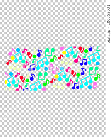 colorful note material - Stock Illustration [100358031] - PIXTA