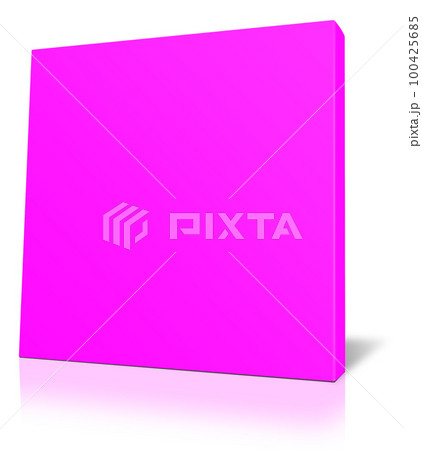Magenta Canvas Wraps template for presentation...のイラスト素材 [100425685 ...