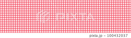 Red Picnic vichy pattern. Tablecloth for table....のイラスト素材 [100432037 ...
