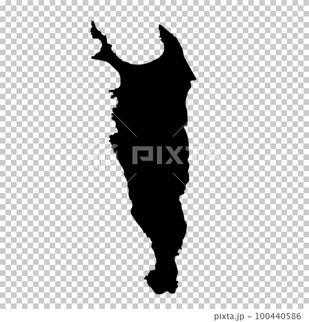 Map of Rebun Island - Stock Illustration [100440586] - PIXTA