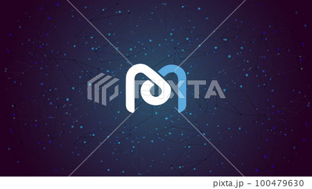 Mdex MDX token symbol of the DeFi project...のイラスト素材 [100479630] - PIXTA