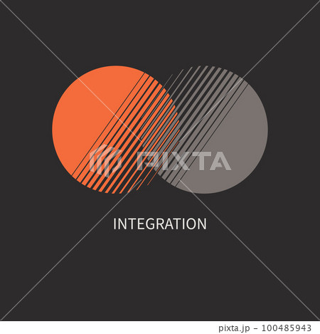 Integration, interaction signのイラスト素材 [100485943] - PIXTA