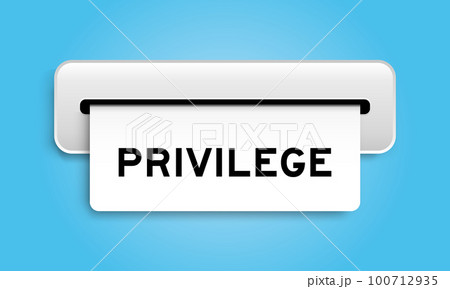 White coupon banner with word privilege from...のイラスト素材 [100712935] - PIXTA