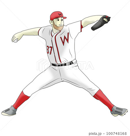 Baseball Illustrations, Baseball, Baseball Playerのイラスト素材 [100748168 ...