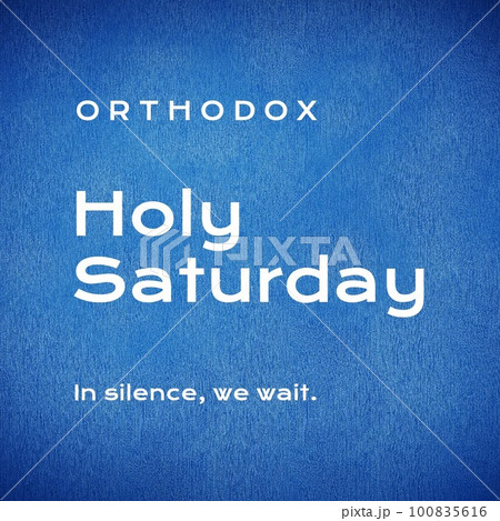 Illustration of orthodox holy saturday and in...のイラスト素材 [100835616] - PIXTA