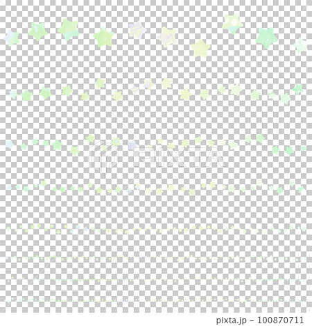 Cute watercolor color star line set - Stock Illustration [100870711 ...