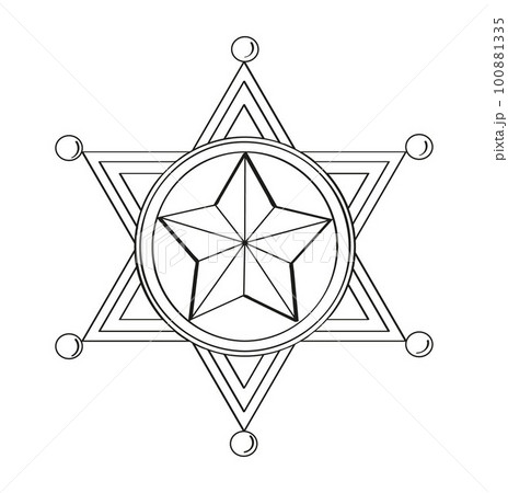 Police Badge Star Of David