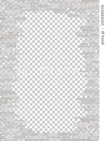 Brick tile frame material vertically long - Stock Illustration ...
