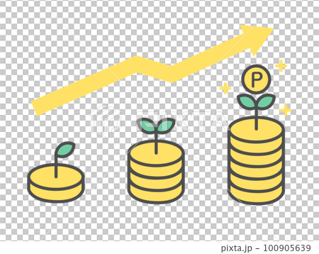 Image illustration material to accumulate points - Stock Illustration ...
