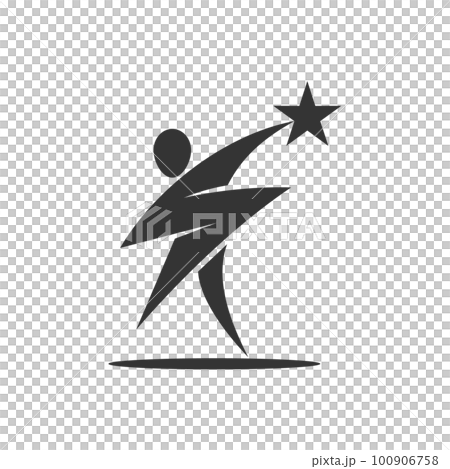 leader with star logo template Icon...のイラスト素材 [100906758] - PIXTA