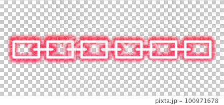 Lightning chain (red) - Stock Illustration [100971678] - PIXTA