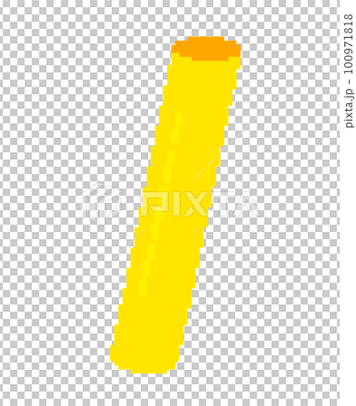 Dot picture baton (yellow) - Stock Illustration [100971818] - PIXTA