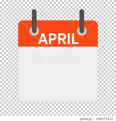 April calendar. APRIL calendar icon. vector. - Stock Illustration ...