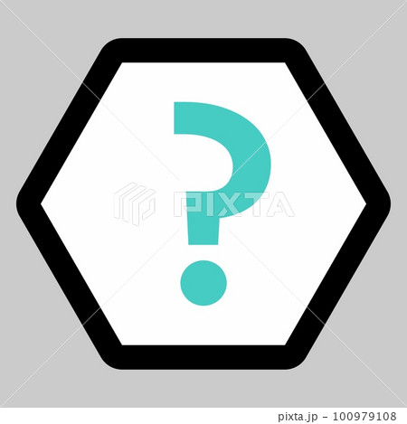 Question mark, FAQ sign, Help symbol, vector...のイラスト素材 [100979108] - PIXTA
