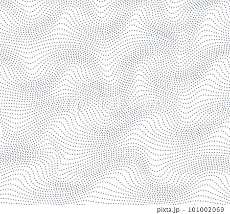 Abstract background with wavy lines, points, ....のイラスト素材 [101002069 ...