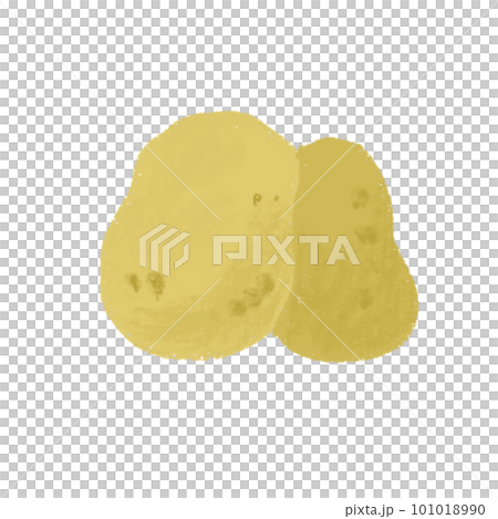 Potato illustration in hand drawn style - Stock Illustration [101018990 ...