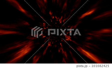 Grunge Red Fire Light Streaks Burst Overlay Effectのイラスト素材 [101082425 ...