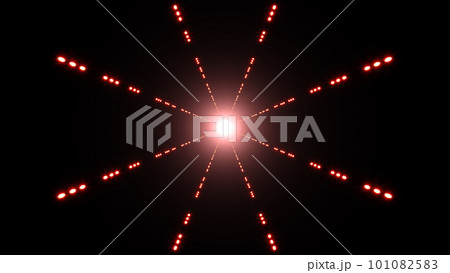 Glow Red Dotted Light Lampsのイラスト素材 [101082583] - PIXTA