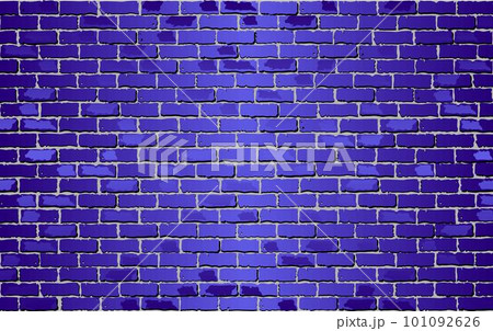 Shiny Indigo Blue Brick Wallのイラスト素材 [101092626] - PIXTA