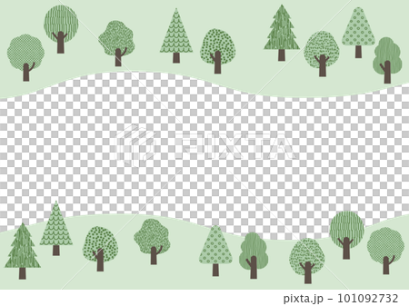 Forest frame - Stock Illustration [101092732] - PIXTA