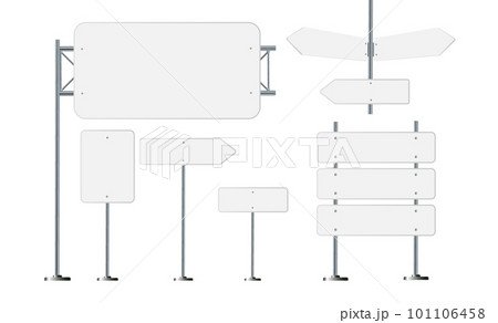 Blank Traffic Sign Outline Blank Highway Signs Cut Out Stock Images
