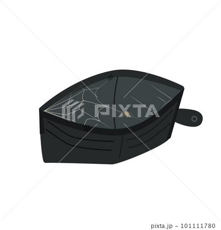 Open empty wallet with cobwebsのイラスト素材 [101111780] - PIXTA