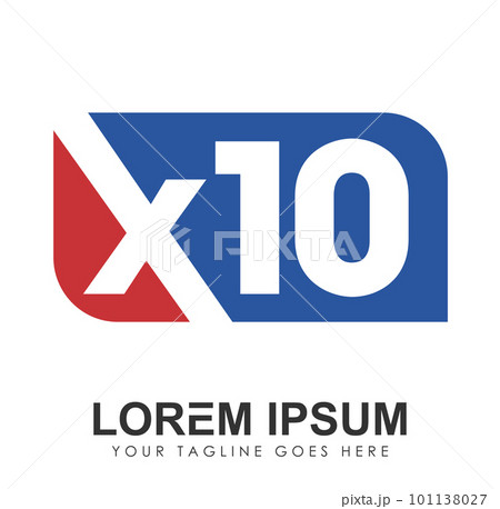 Monogram Logo Initial Letters X10のイラスト素材 [101138027] - PIXTA