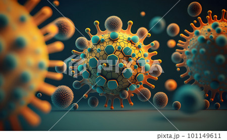 Covid-19, Coronavirus 2019-nCov novel....のイラスト素材 [101149611] - PIXTA