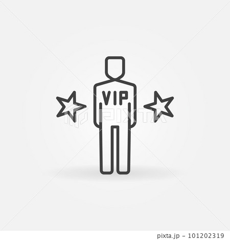 Very Important Person vector outline iconのイラスト素材 [101202319] - PIXTA