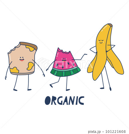 Organic Food Cartoons