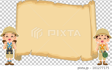 Treasure Map Border Clip Art