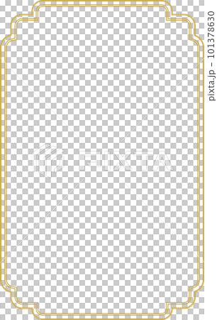 simple gold frame - Stock Illustration [101378630] - PIXTA