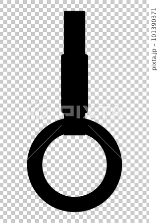 hanging strap silhouette - Stock Illustration [101390371] - PIXTA