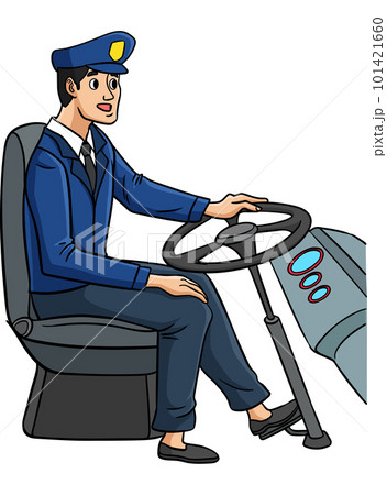 Bus Conductor Clipart