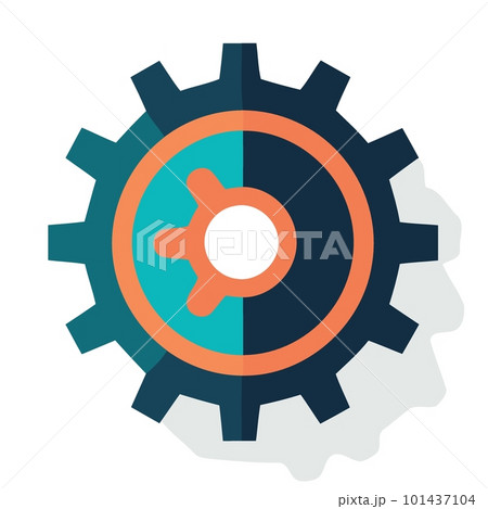 object part mechanical gear roundのイラスト素材 [101437104] - PIXTA
