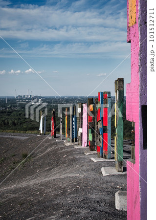 Vertical shot of an art installation made of...の写真素材 [101512711] - PIXTA