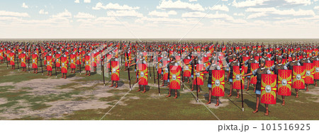 Roman legionaries of ancient Romeのイラスト素材 [101516925] - PIXTA